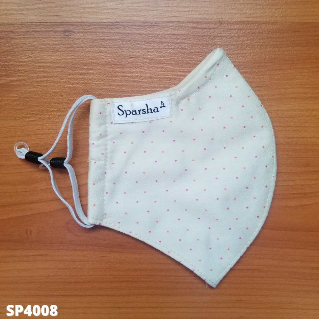 Sparsha 3 Layer Reusable Cotton Mask- Combo of 8(D4) - Sparsha