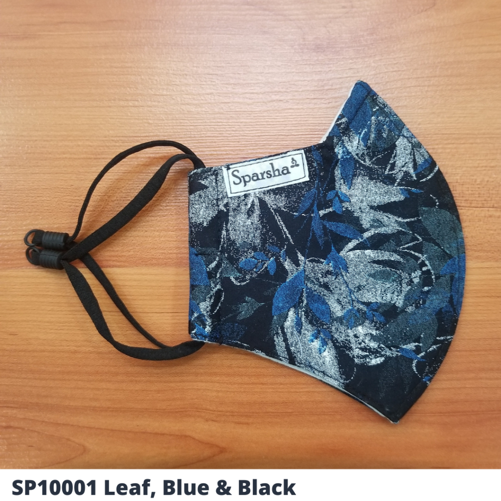 Sparsha 3 Layer Reusable Cotton Mask- Combo of 8(D10) Medium Size - Sparsha