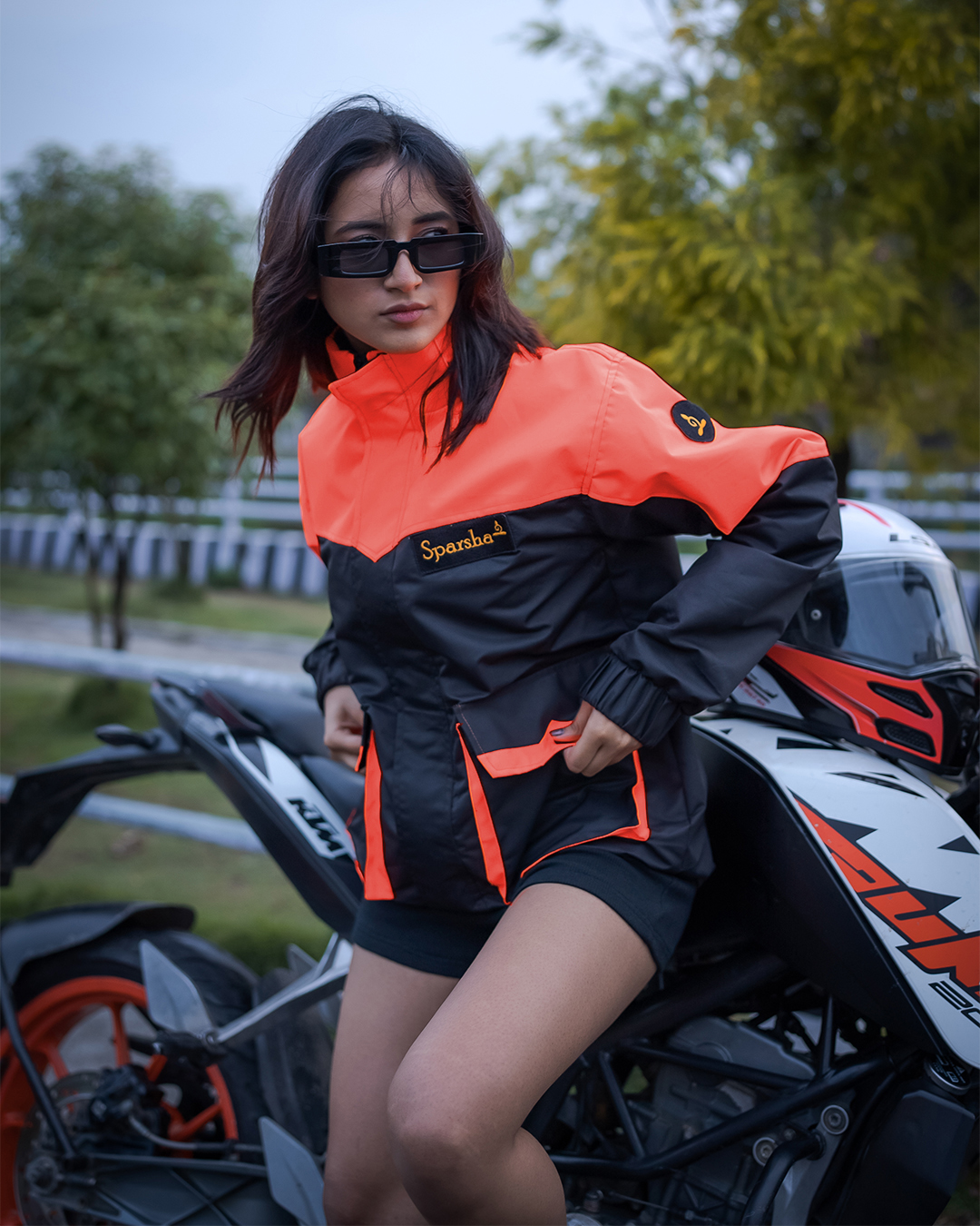 Storm Hunter 2.0- Orange Black (Unisex Jacket) : THE DAWN - Sparsha